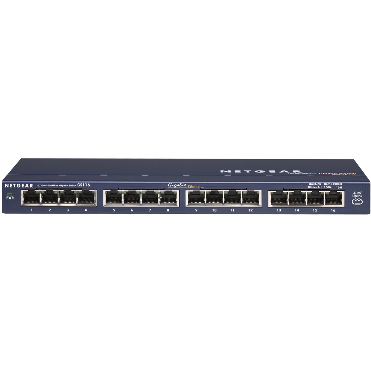 GS116NA-Netgear ProSafe GS116 16-port Gigabit Ethernet Switch - Telecomex