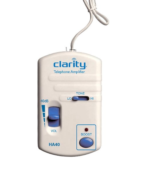 01933-Clarity HA40 Portable Telephone Handset Amplifier - Telecomex