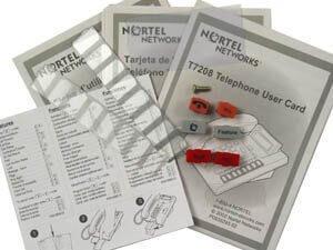 LIT-T7208-5PK-Norstar T7208 Series Lit Pack - 5 Packs - Telecomex