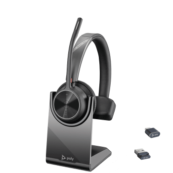 77Y93AA-Poly Voyager 4310 UC Headset With Charge Stand - Telecomex