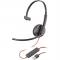 80S01A6-Poly Blackwire 3210 Corded USB Monaural UC Corded Headset ...